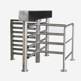 Turnstile Half-Height - Single Door with 3 Arms, Hot-Dip Galvanised ...