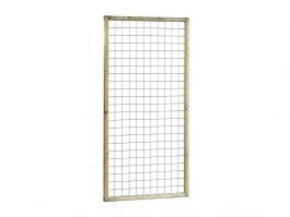 Pinewood frame | Mesh panel | Width 90 cm | Height 180 cm | Fenceonline